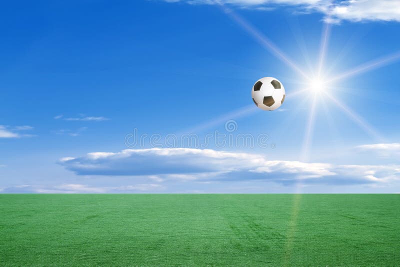 Field football sun ball stock illustration. Illustration of star - 14884557