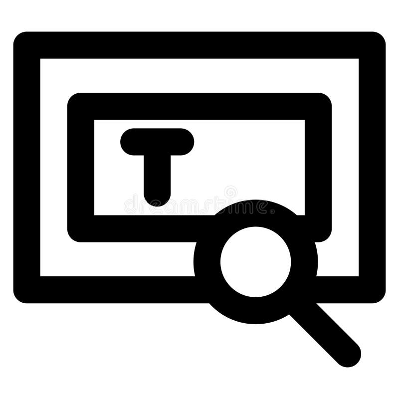 Field, Form Bold Vector Icon Which Can Be Easily Modified or Edited ...