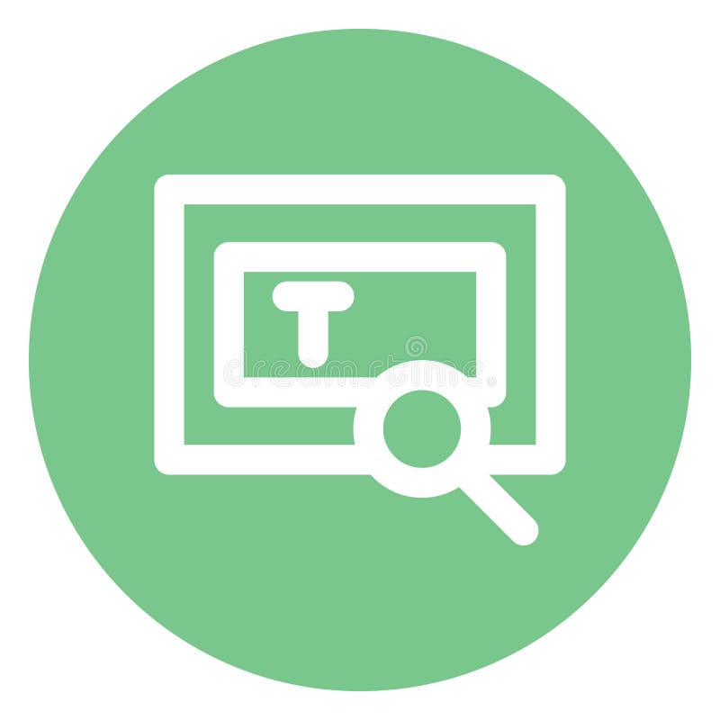 Field, Form Bold Vector Icon Which Can Be Easily Modified or Edited ...