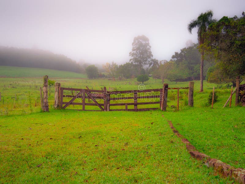 Field Gate stock image. Image of field, rural, walls - 64384807