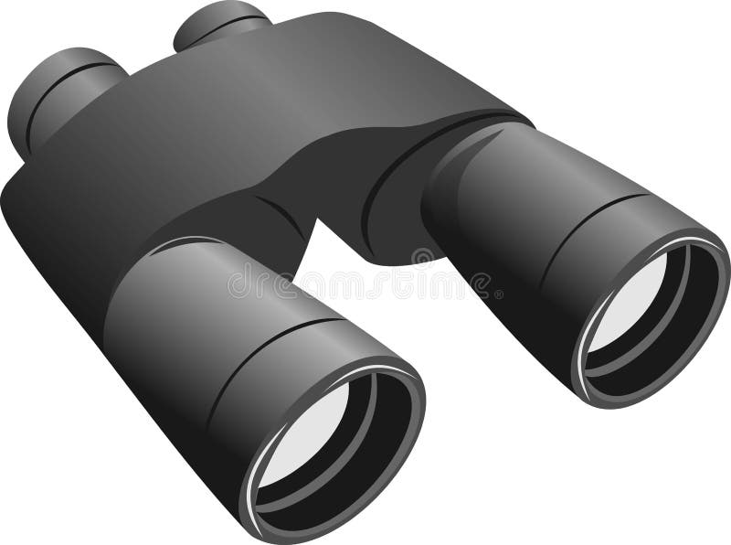 Field-glass stock illustration. Illustration of clearness - 25053852