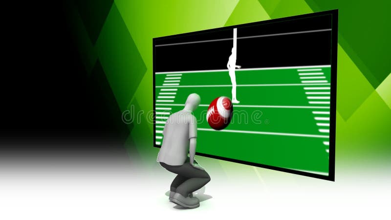 Field Goal Animation in HD stock video. Video of athletics - 39906959