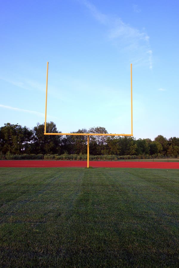 Field Goal Posts stock photo. Image of outdoors, recreation - 11018306