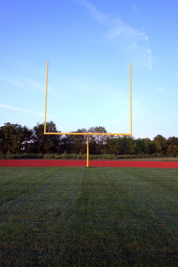 Field Goal Posts stock photo. Image of outdoors, recreation - 11018306