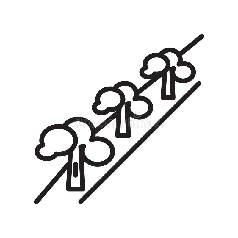 Field Icon Vector Isolated on White Background, Field Sign , Linear ...