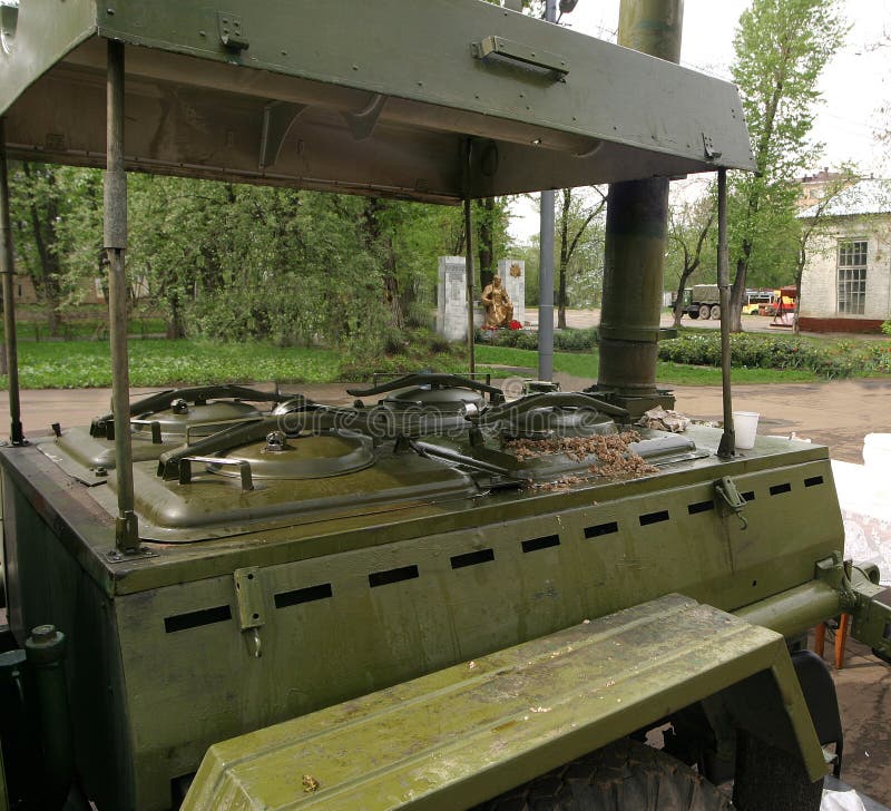 Field kitchen stock image. Image of building, food, porridge - 51880025