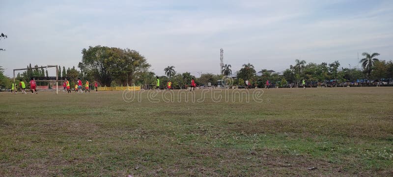 Field in the Middle of the City As a Central Activity Stock Image ...