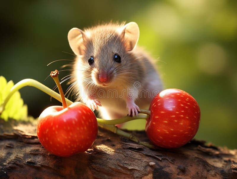 The Field Mouse Falls on the Orange Tree and Eats the Cherry Tree ...