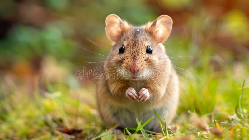 Field mouse in grass stock photo. Image of mammal, mouse - 324715884