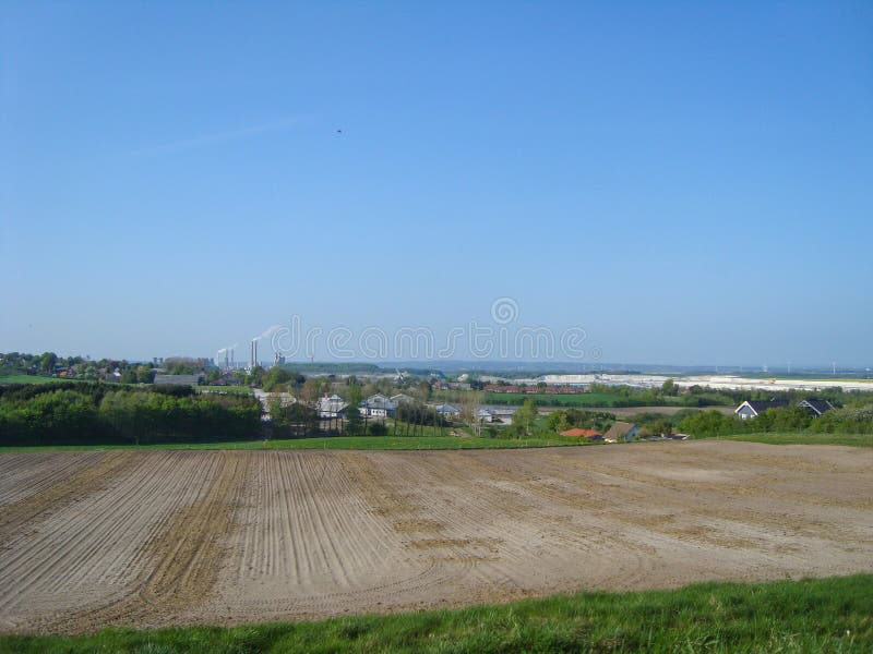 Field Near Aalborg in Denmark Stock Image - Image of spring, outdoor ...
