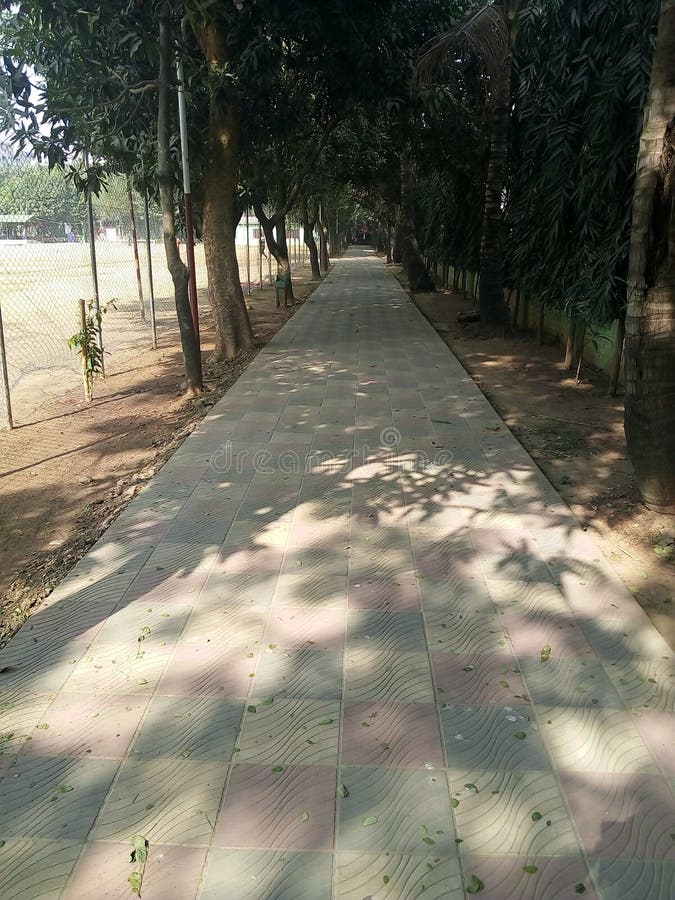 Field Park Jogging Path Dhaka Stock Photo - Image of jogging, park ...