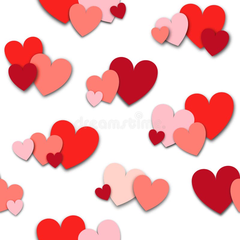 Tileable Hearts stock image. Image of mother, shape, backgrounds - 17504261