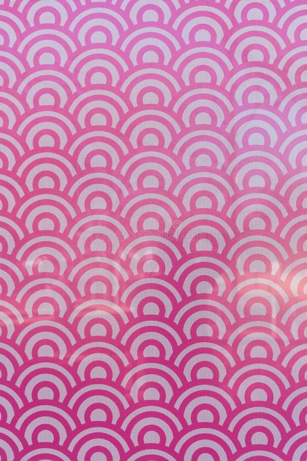 Field of Pink and White Circles Window Decal Stock Photo - Image of ...