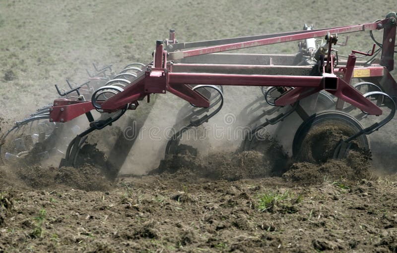 Field plowing stock image. Image of dirt, ploughing, farm - 19728599