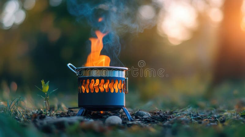 Field Pot Fire stock image. Image of field, blaze, nature - 375741187