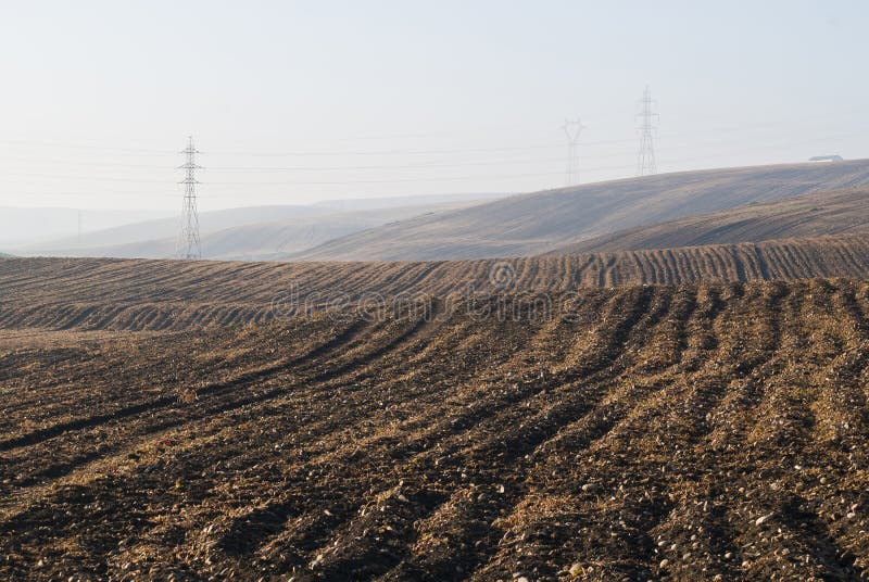 Field Prepared To Plant Wheat Stock Photo - Image of agrarian, plough ...