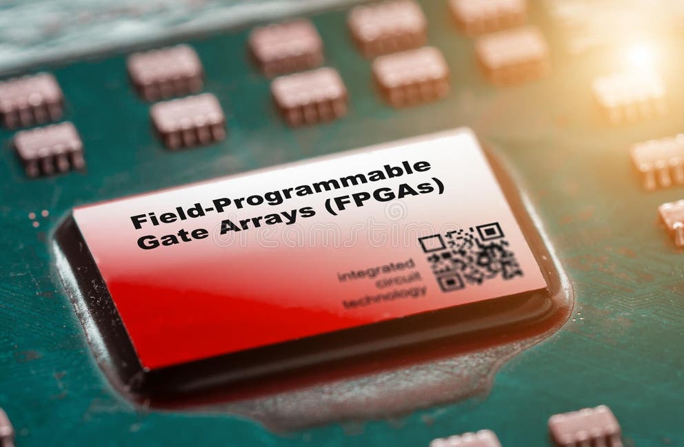 Field-Programmable Gate Arrays (FPGAs) Reconfigurable Hardware Used Stock Image - Image of ...