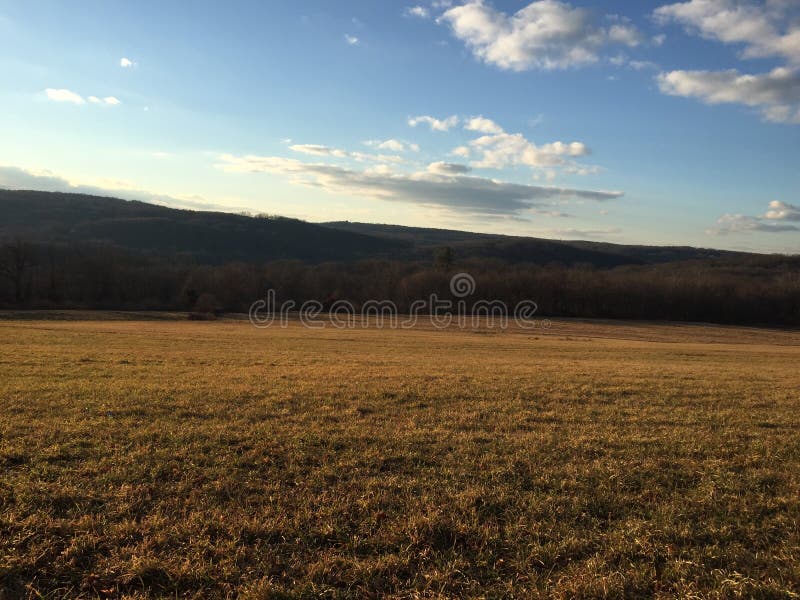 Field stock photo. Image of landscape, field, view, road - 52472704