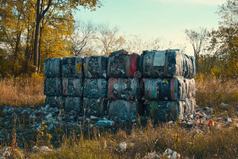 Field Rubbish stock photo. Image of pollution, environmental - 379470572