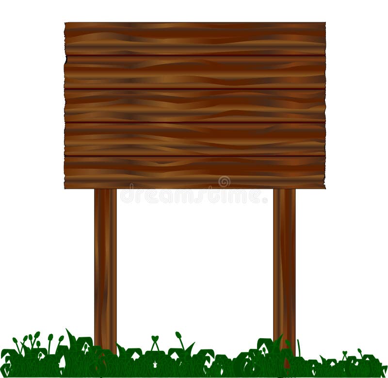 Field Sign stock vector. Illustration of copy, wooden - 92375660