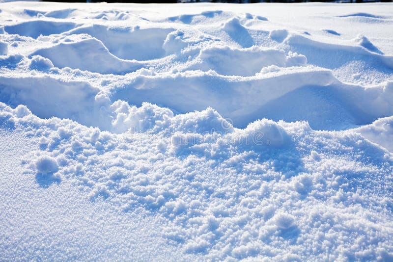 Fresh snow cover stock photo. Image of shadow, bright - 72833156