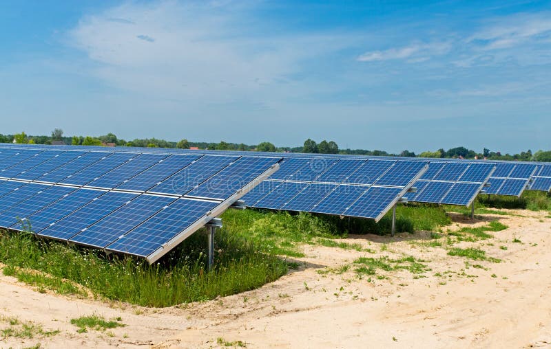 Field of solar panels stock photo. Image of innovative - 31690486