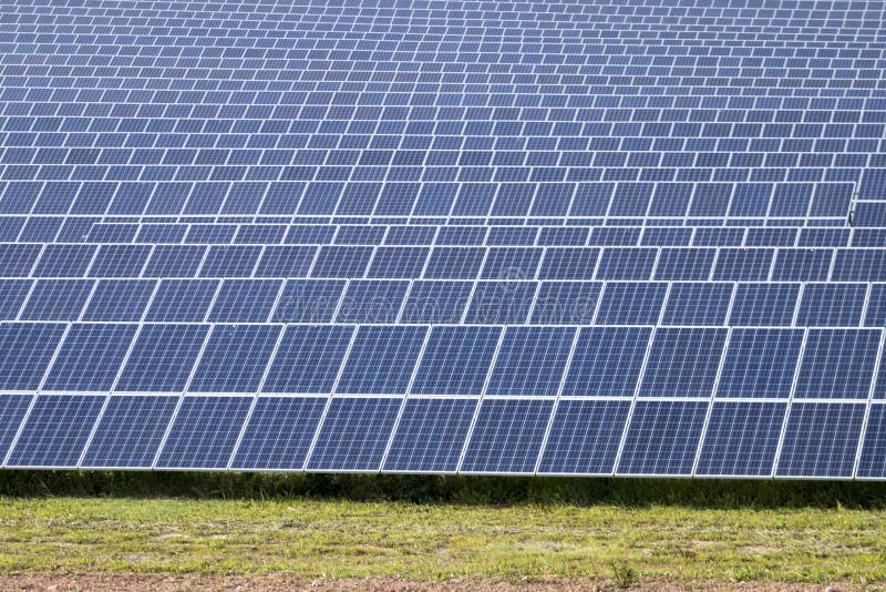 Field of solar panels stock image. Image of plant, industrial - 90752207