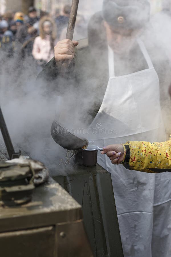 Field soldier s kitchen editorial image. Image of spring - 68256480