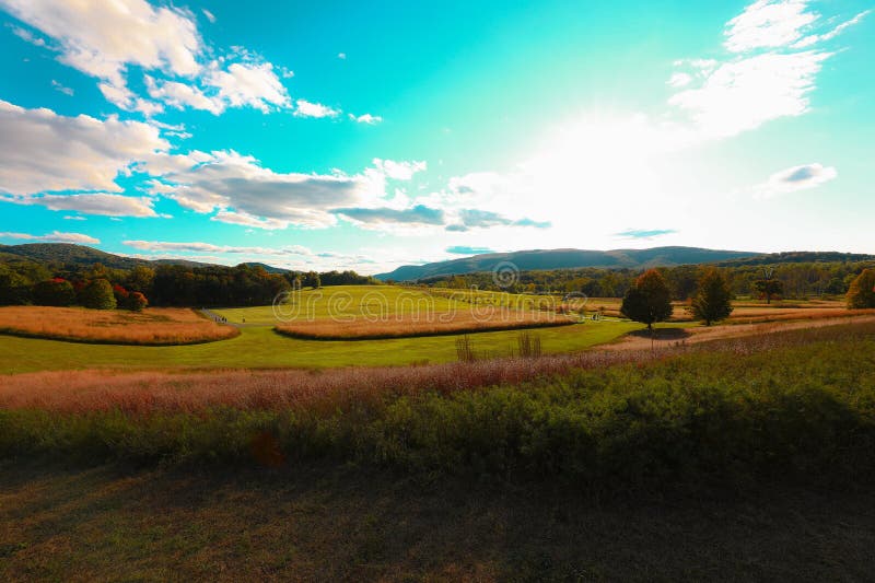 The Field in Storm King Art Center Stock Image - Image of pasture ...