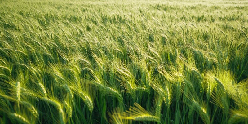 Field of Tall Grass with a Bright Sun in the Sky Stock Photo - Image of ...