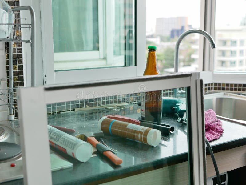 On-the-field Tools and Equipment the Technician Using for Sliding ...