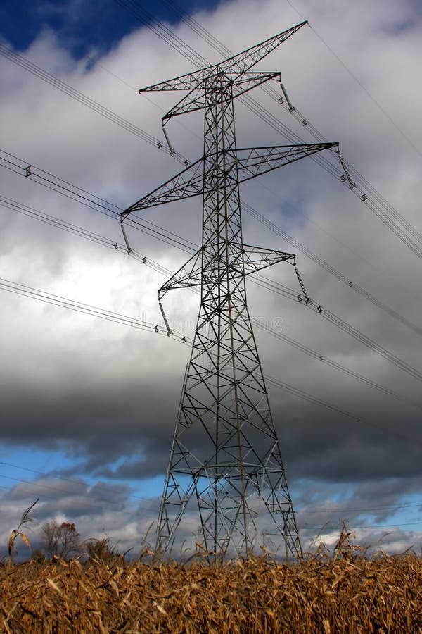 Field Tower stock photo. Image of power, voltage, piebalgs - 3382894