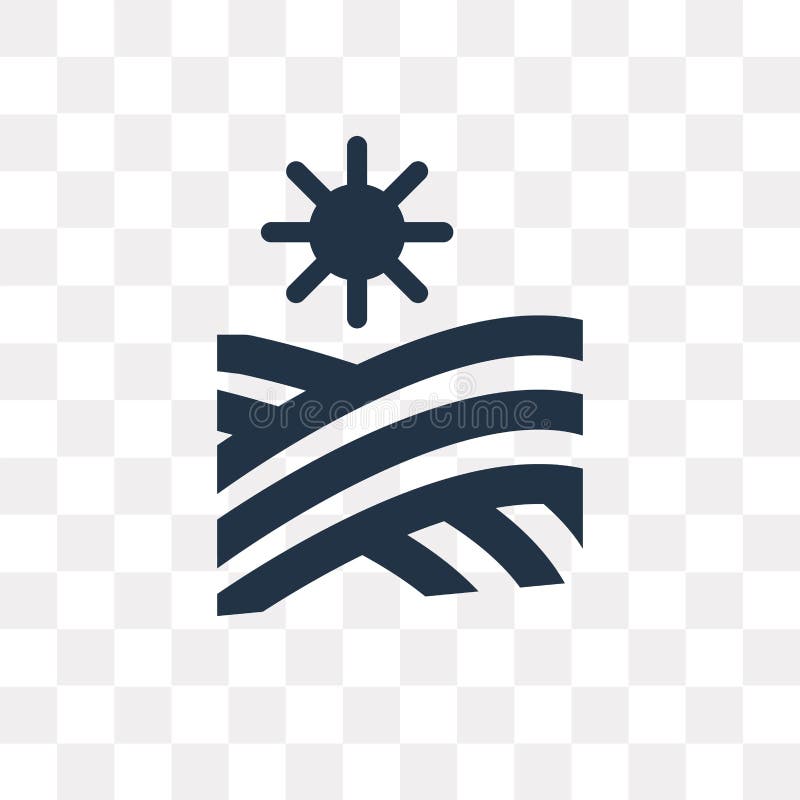 Field Vector Icon Isolated on Transparent Background, Field Tra Stock ...