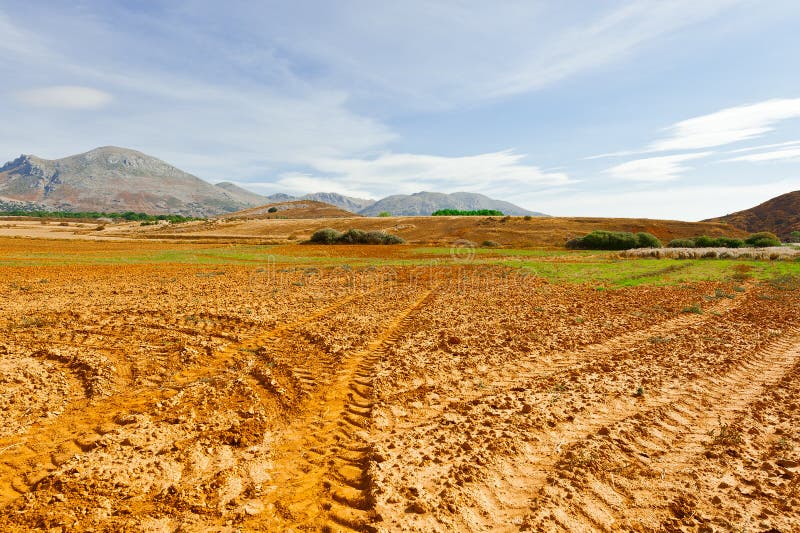 Field stock photo. Image of mediterranean, mist, european - 39180466