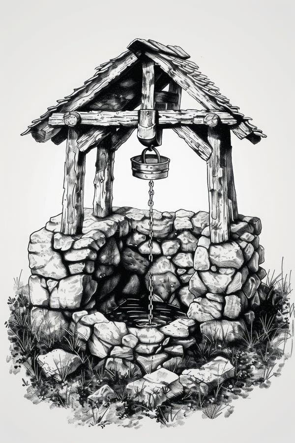 A well for drawing water stock image. Image of water - 277782095