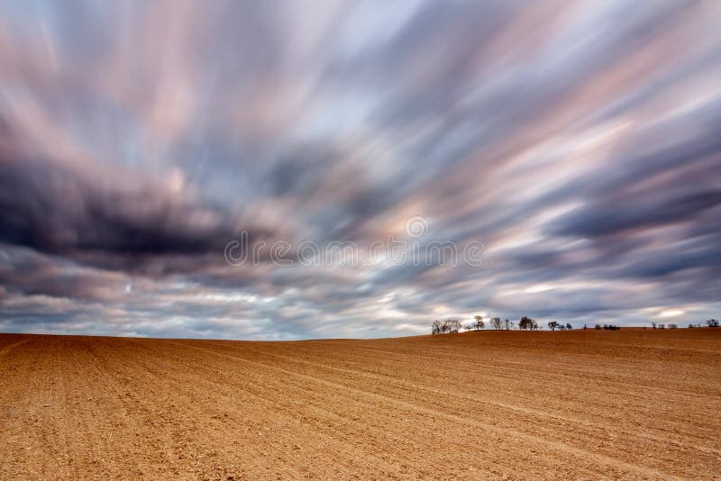 Field and wind stock image. Image of farm, plough, blowy - 25026313