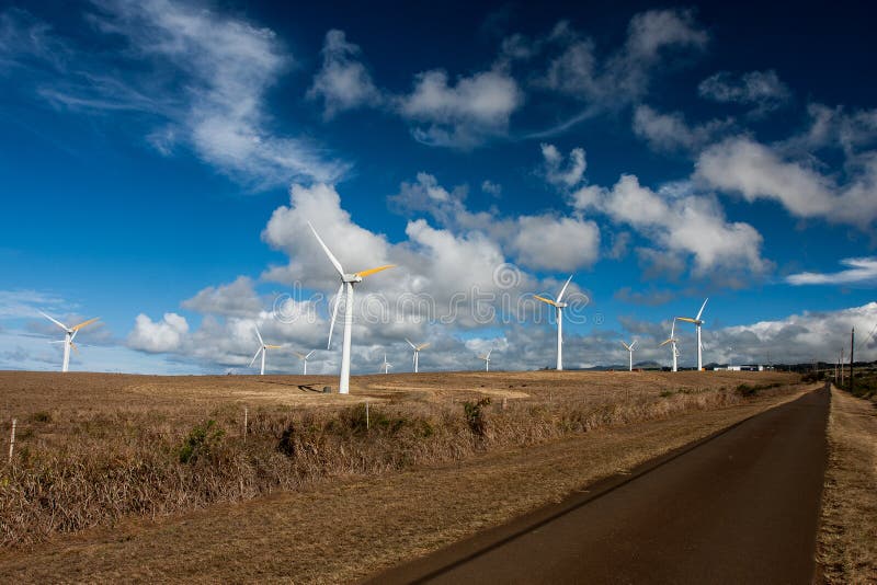 Field of windmills stock image. Image of field, industry - 95859945