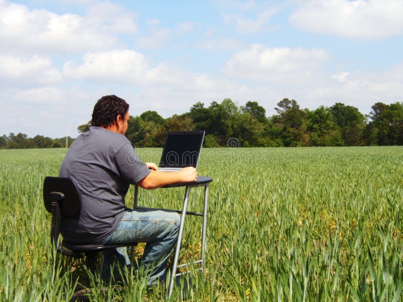Field Work stock photo. Image of trees, work, portable - 2137056
