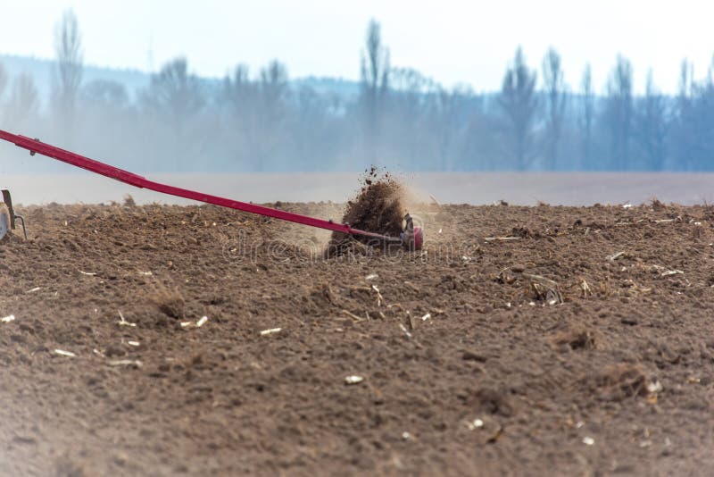 Field works stock photo. Image of occupation, muddy, farm - 51593750