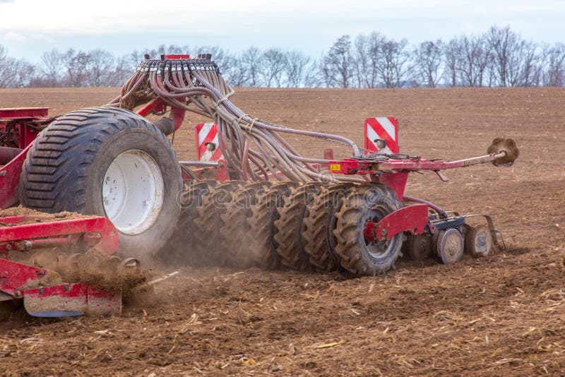 Field works stock image. Image of food, driving, cultivation - 51647895