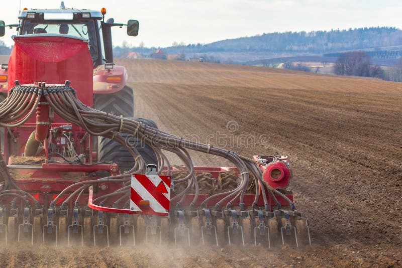 Field works stock image. Image of machine, growth, field - 51721757