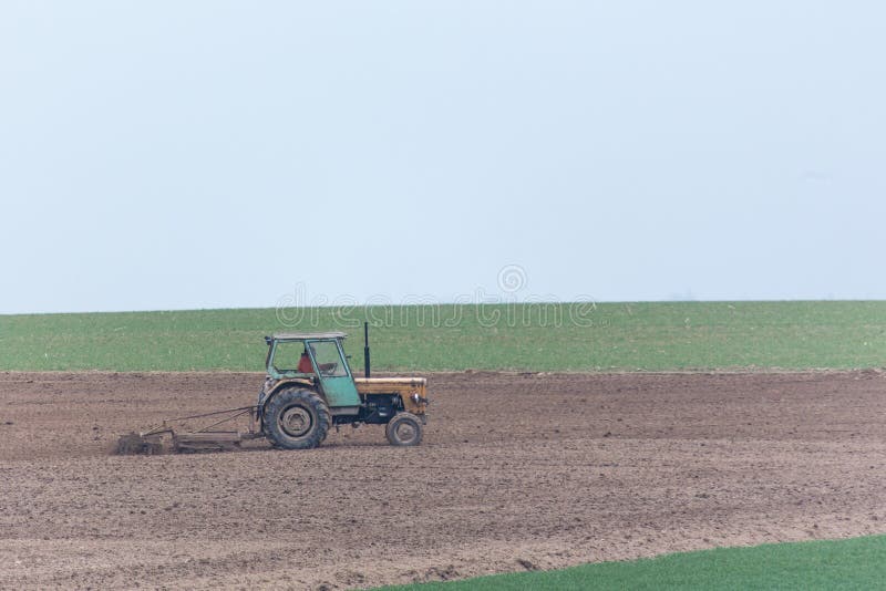 Field works stock photo. Image of farming, agricultural - 52318442