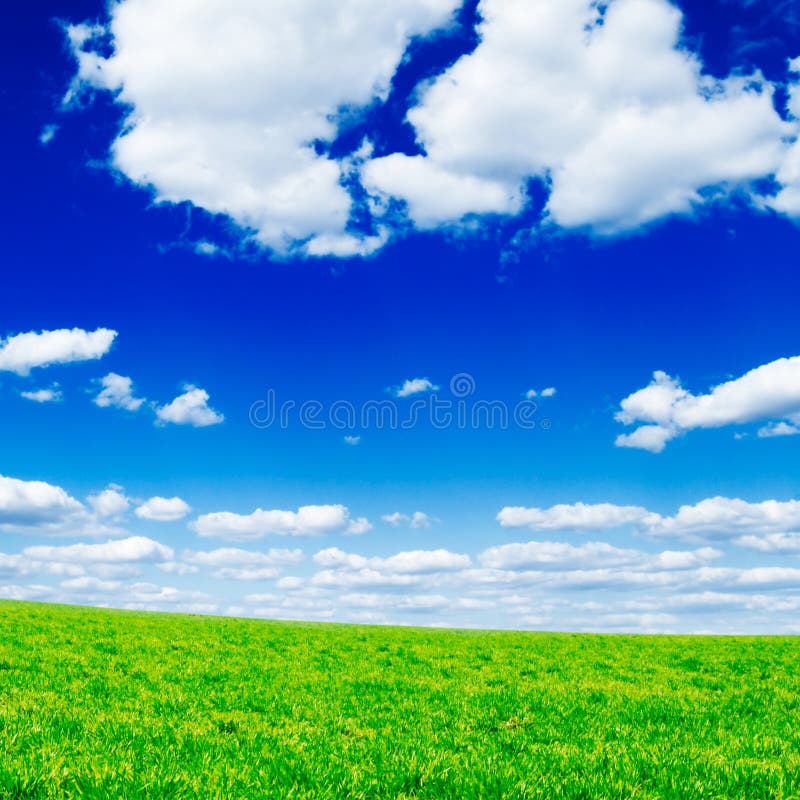 Fields stock image. Image of meadow, cloud, nature, green - 4517449