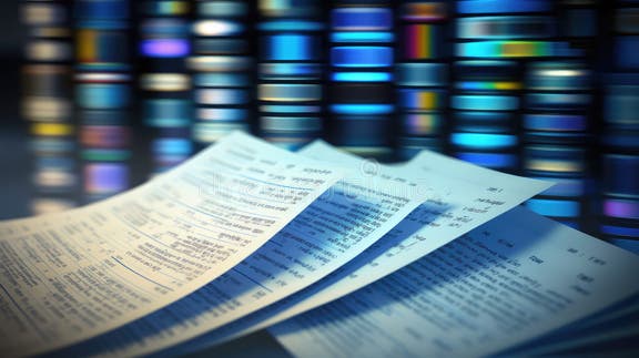 Fields data dictionary stock illustration. Illustration of schema ...