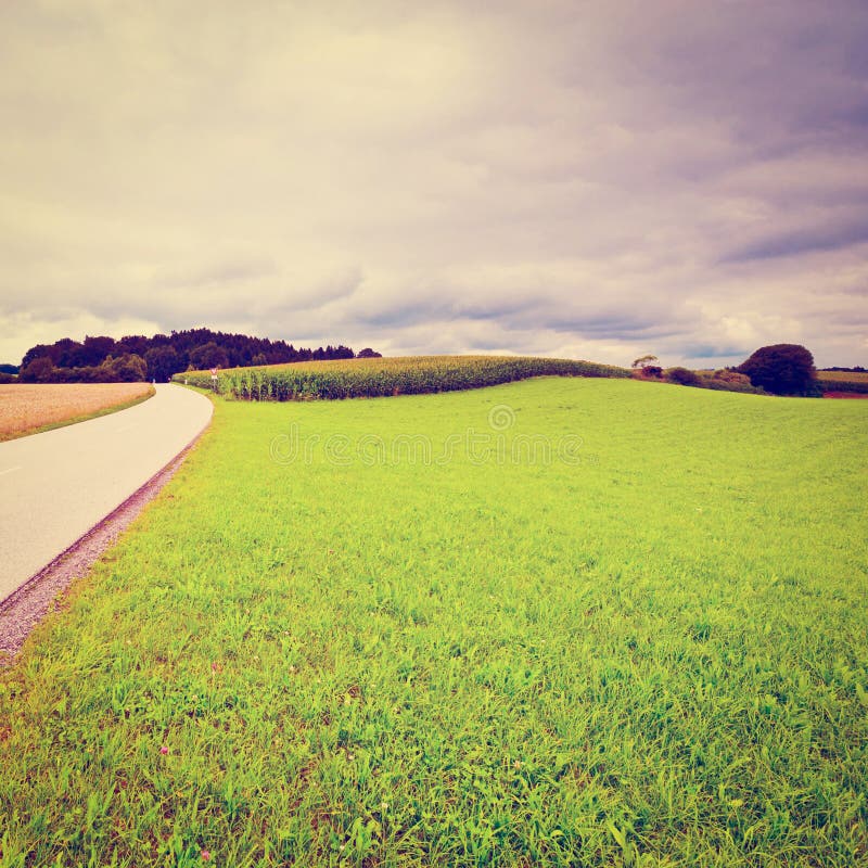 Fields in Germany stock image. Image of land, farming - 40214055