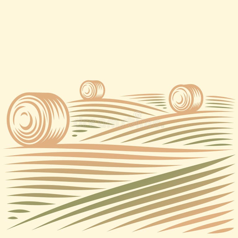 Agriculture Haystacks Stock Illustrations – 462 Agriculture Haystacks ...