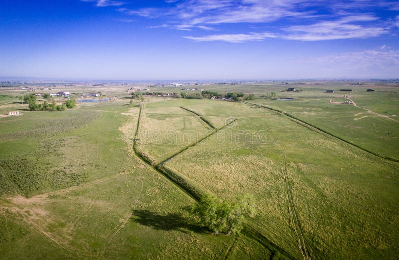 Fields and Irrigation in Colorado Stock Photo - Image of plants ...