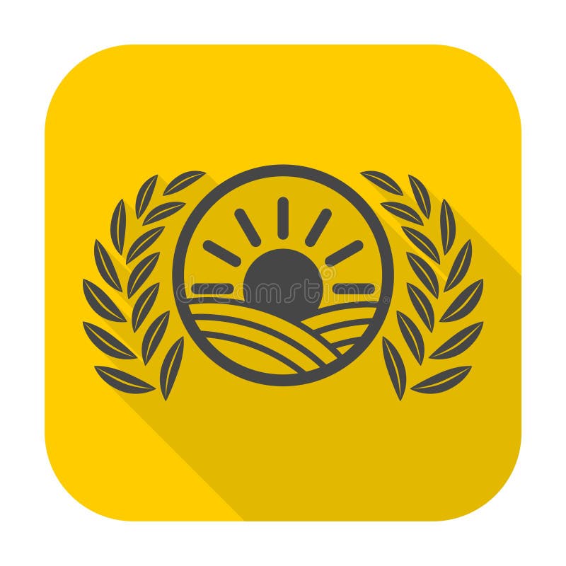 Fields logo design icon stock vector. Illustration of abstract - 119620677