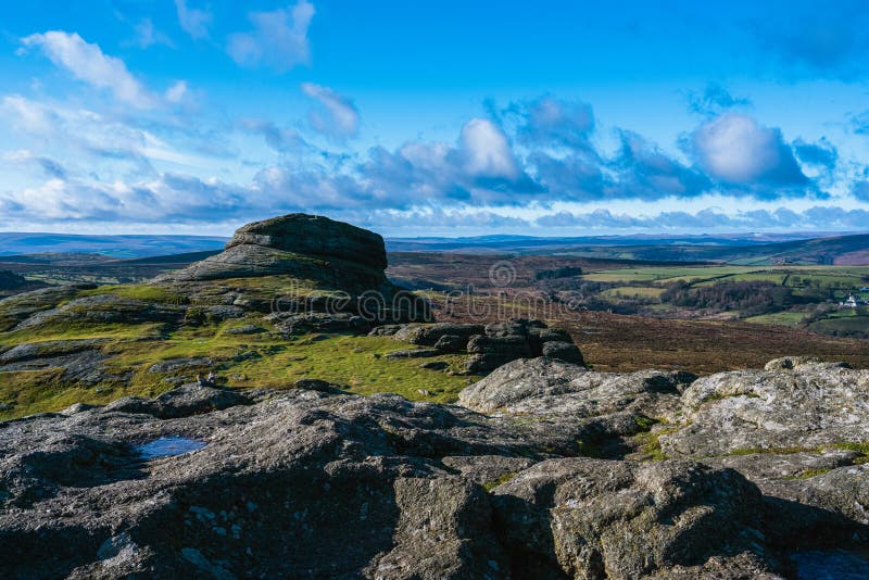 Haytor Rocks Dartmoor Park Devon England Europe Stock Photo - Image of ...