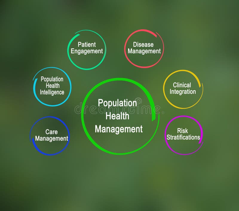 Population Health Management Stock Illustration - Illustration of ...